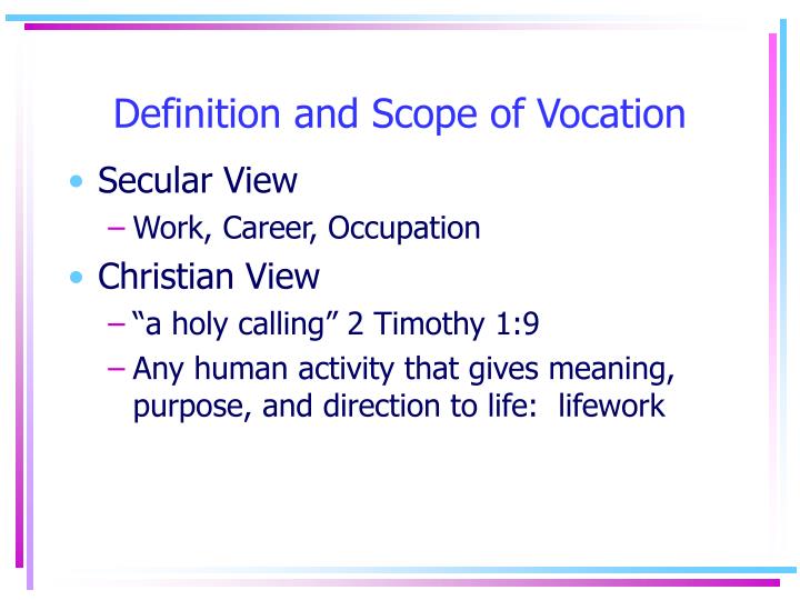 PPT - Vocational Discernment and Action Among University Professors ...