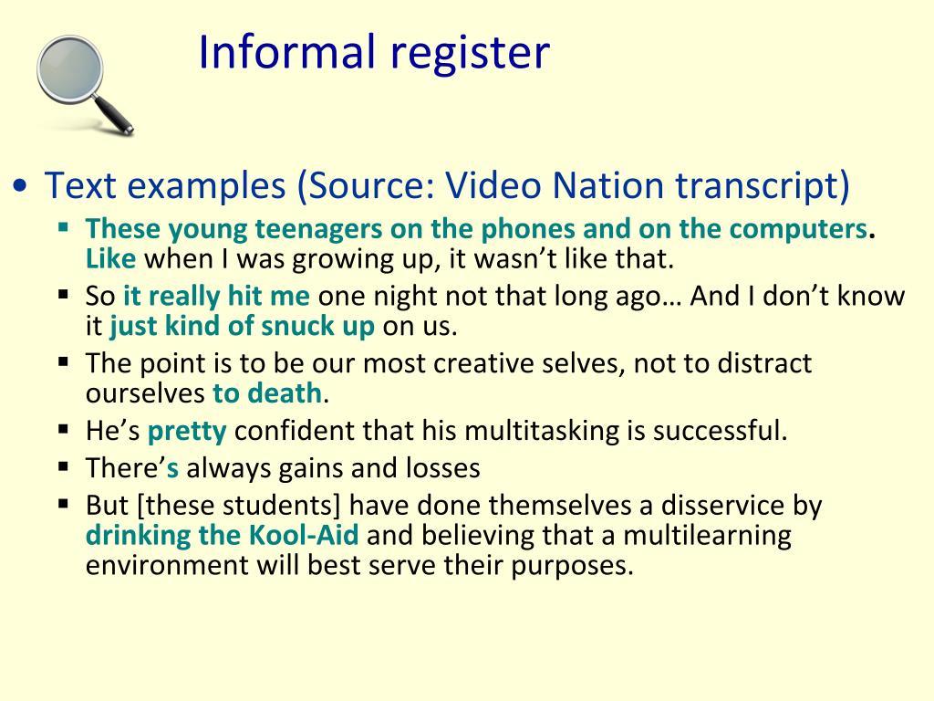 PPT - Everywhere you go, there they are: Mining grammar and vocabulary ...