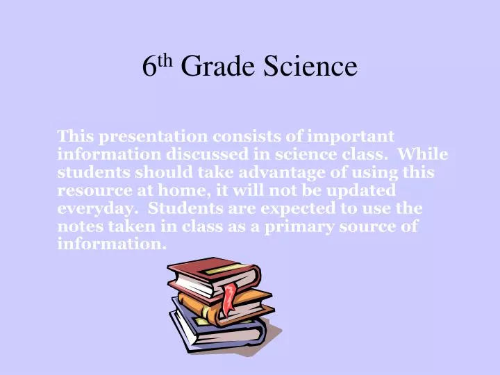 PPT - 6 th Grade Science PowerPoint Presentation, free download - ID ...