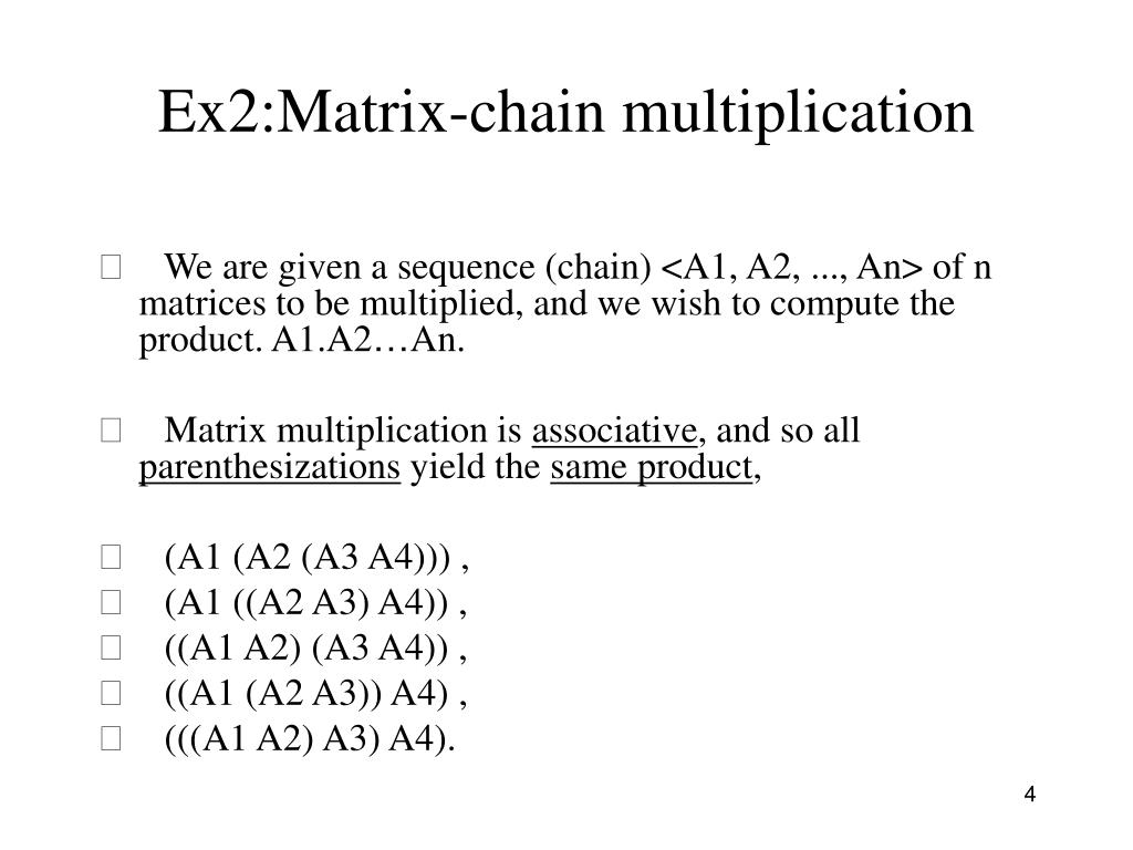 Ppt Algorithms Analysis Lecture 9 Dynamic Programming Matrix Multiplication Powerpoint
