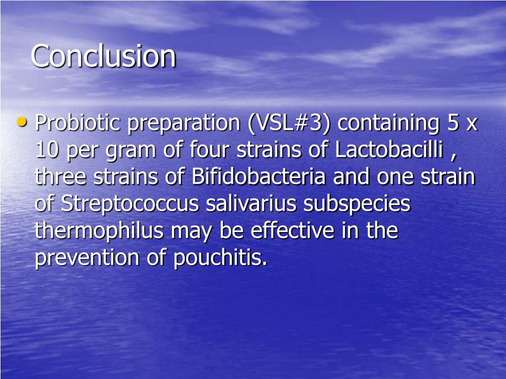 PPT - Probiotics: An overview and their role in inflammatory bowel ...