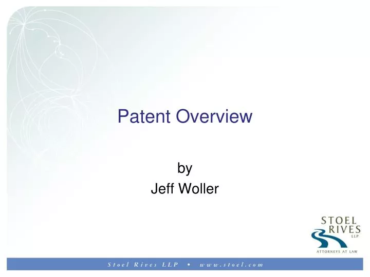 PPT - Patent Overview PowerPoint Presentation, free download - ID:1090404
