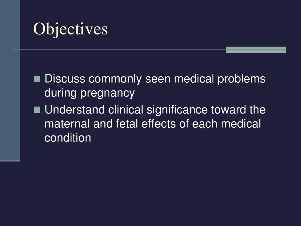 PPT - Medical Complications of Pregnancy PowerPoint Presentation, free ...