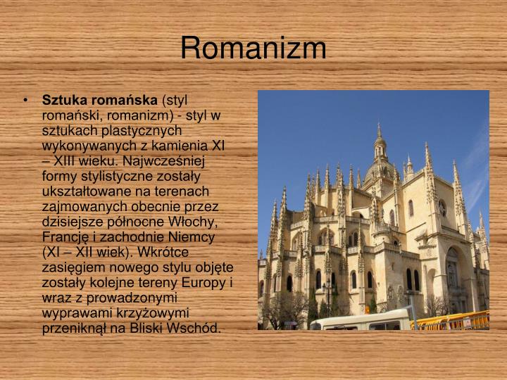 PPT - SZTUKA ROMAŃSKA PowerPoint Presentation - ID:1092080