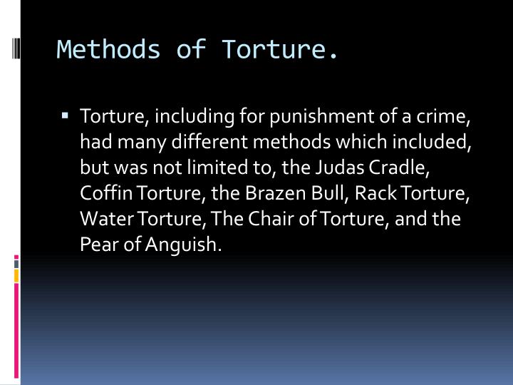 PPT - Middle Ages-Punishment and Torture PowerPoint Presentation - ID ...