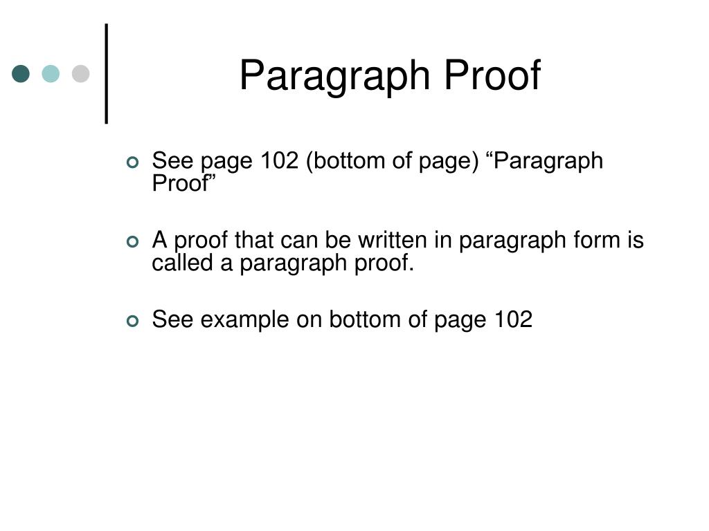 Paragraph Proof Geometry Example Payment Proof 2020