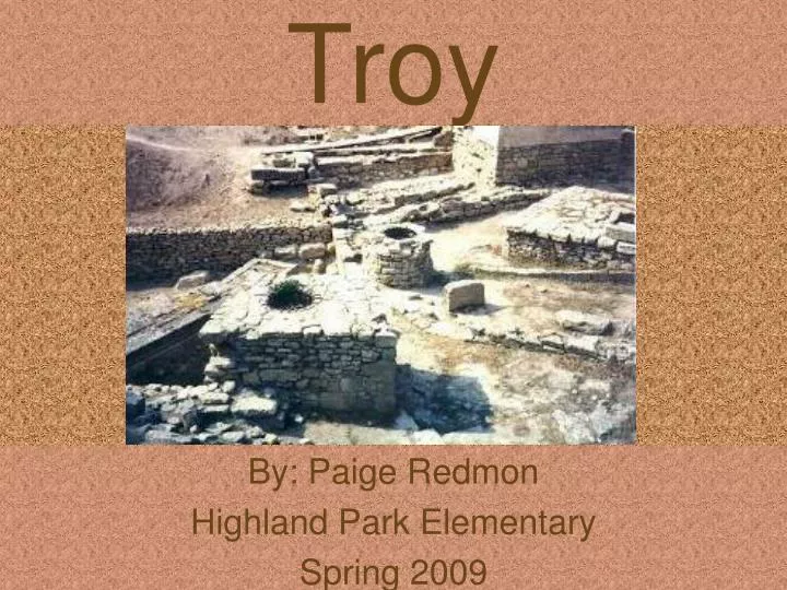 PPT - Troy PowerPoint Presentation, free download - ID:1094888