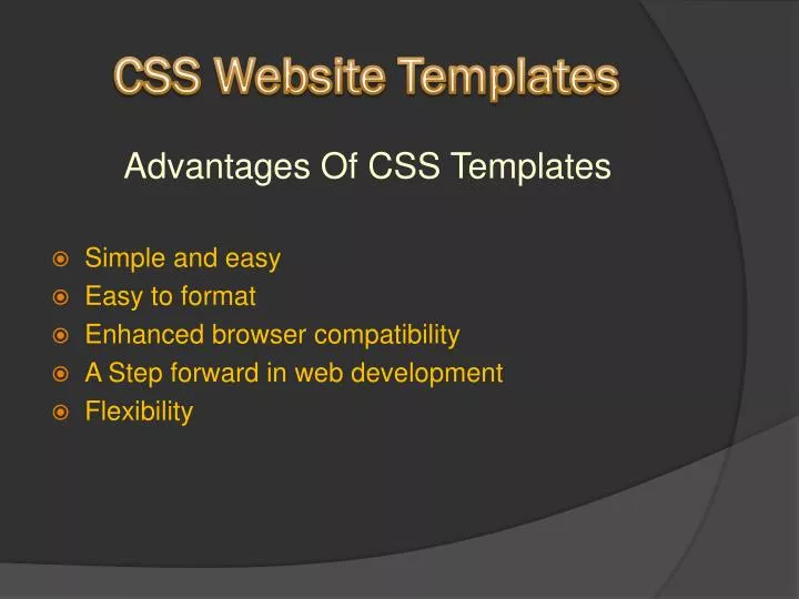 PPT - css templates, css website templates PowerPoint Presentation ...