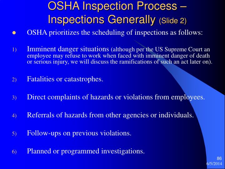 PPT - OSHA Checklists For COBRA Teams PowerPoint Presentation - ID:1095738