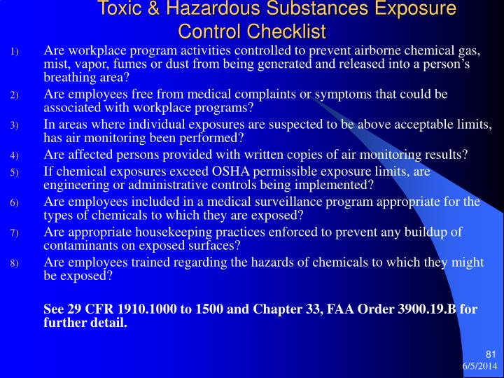 PPT - OSHA Checklists For COBRA Teams PowerPoint Presentation - ID:1095738