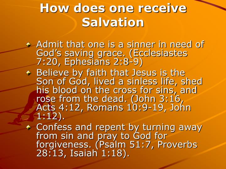 PPT - Bible Study The Doctrine of Salvation PowerPoint Presentation ...