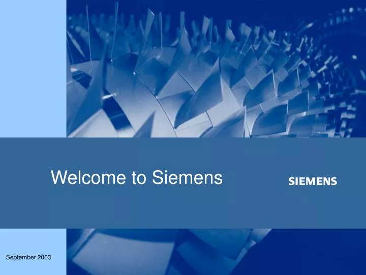 PPT - Welcome to Siemens PowerPoint Presentation, free download - ID ...