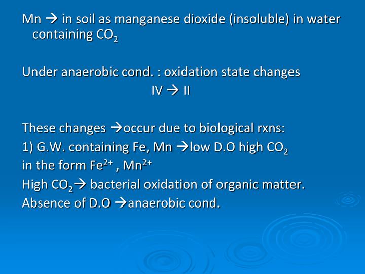 PPT - IRON & MANGANESE PowerPoint Presentation - ID:1097876
