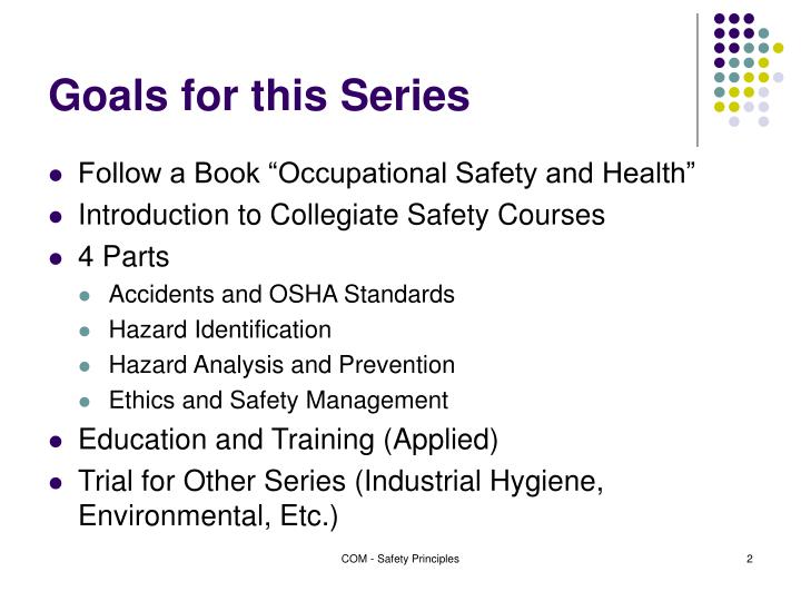 PPT - Principles of Occupational Safety and Health PowerPoint ...