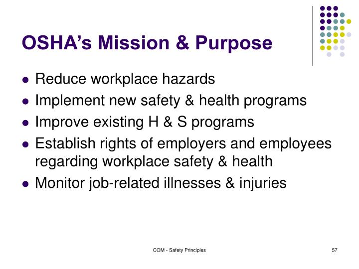 PPT - Principles of Occupational Safety and Health PowerPoint ...