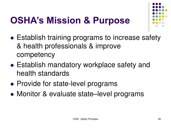 PPT - Principles of Occupational Safety and Health PowerPoint ...