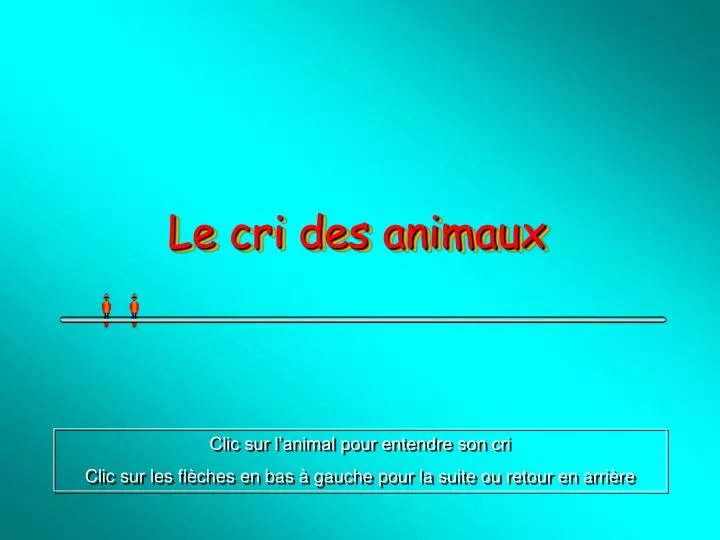 PPT - Le cri des animaux PowerPoint Presentation, free download - ID ...