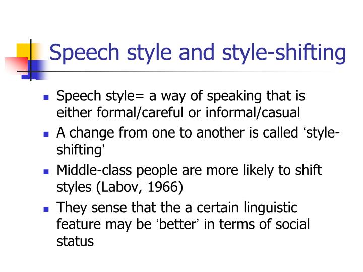 PPT - Language and social variation PowerPoint Presentation - ID:1099597