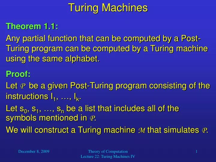 PPT - Turing Machines PowerPoint Presentation, free download - ID:1100889 PPT - Turing Machines PowerPoint Presentation, free download - ID:1100889
