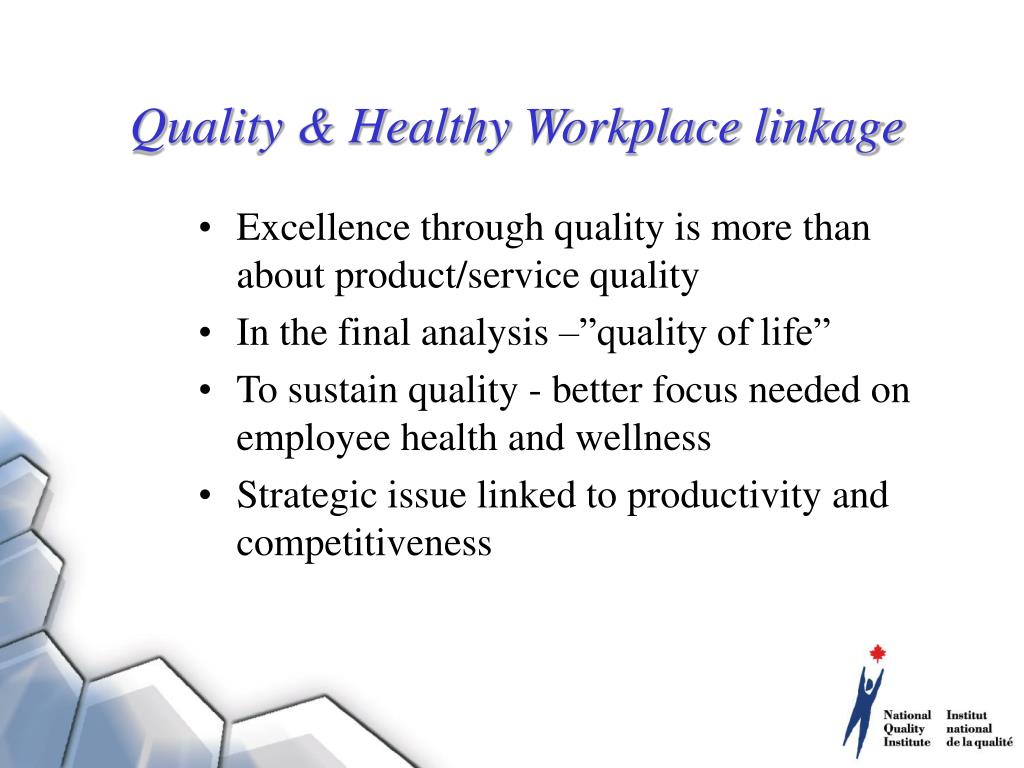 PPT - National Quality Institute and Canada Awards for Excellence ...