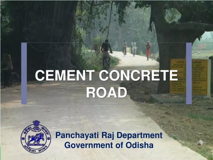PPT - CEMENT CONCRETE ROAD PowerPoint Presentation, free download - ID ...