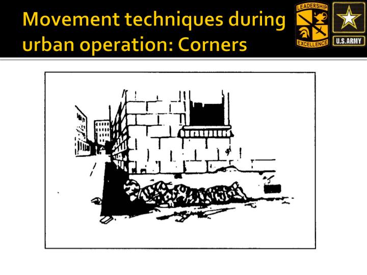 PPT - Training for Urban Operations: Tactical Movement “ MOUT” Military ...
