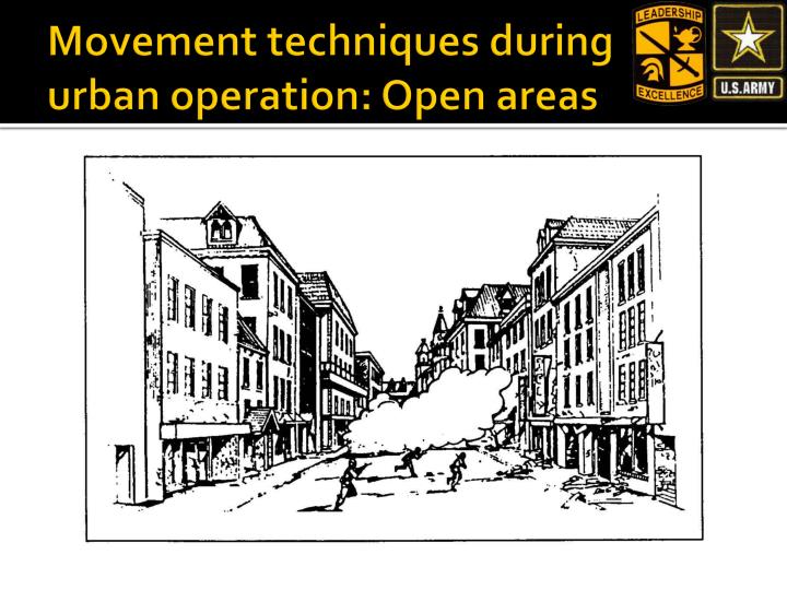 PPT - Training for Urban Operations: Tactical Movement “ MOUT” Military ...