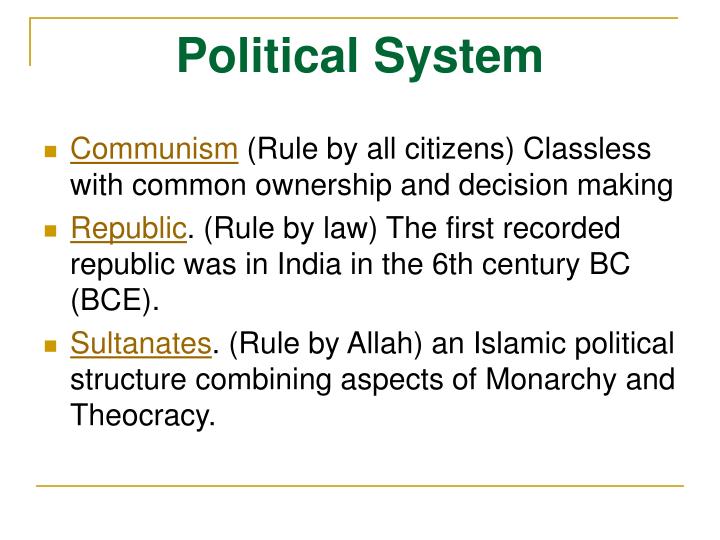 PPT - Political System PowerPoint Presentation - ID:1101936
