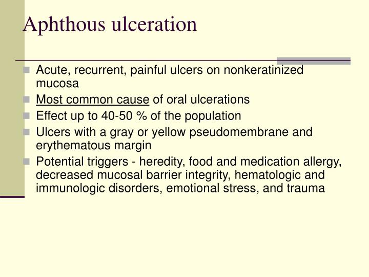 PPT - DISEASES OF ORAL CAVITY PowerPoint Presentation - ID:1102293