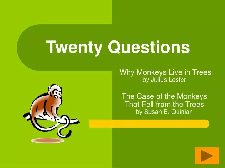 PPT - Twenty Questions PowerPoint Presentation, free download - ID:1102697
