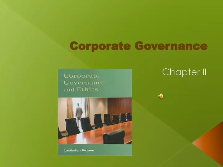 PPT - Corporate Governance PowerPoint Presentation, free download - ID ...