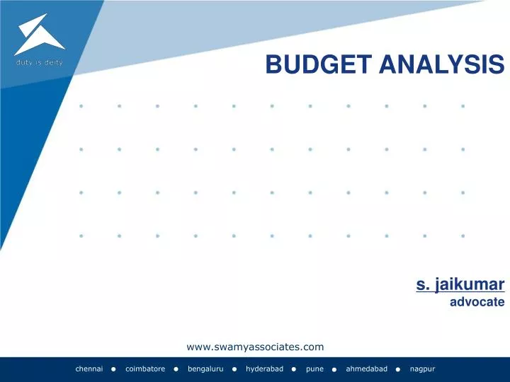 PPT - C BUDGET ANALYSIS PowerPoint Presentation, free download - ID:1104110