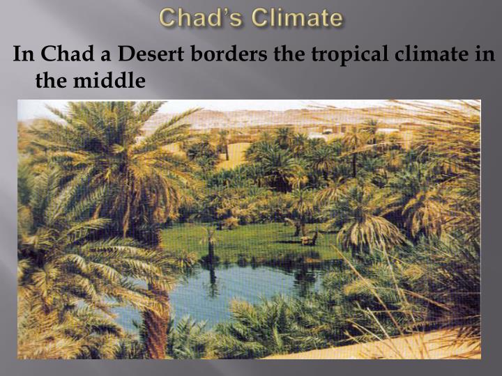 PPT - Chad’s Climate, Vegetation, Wildlife, and Natural Hazards ...