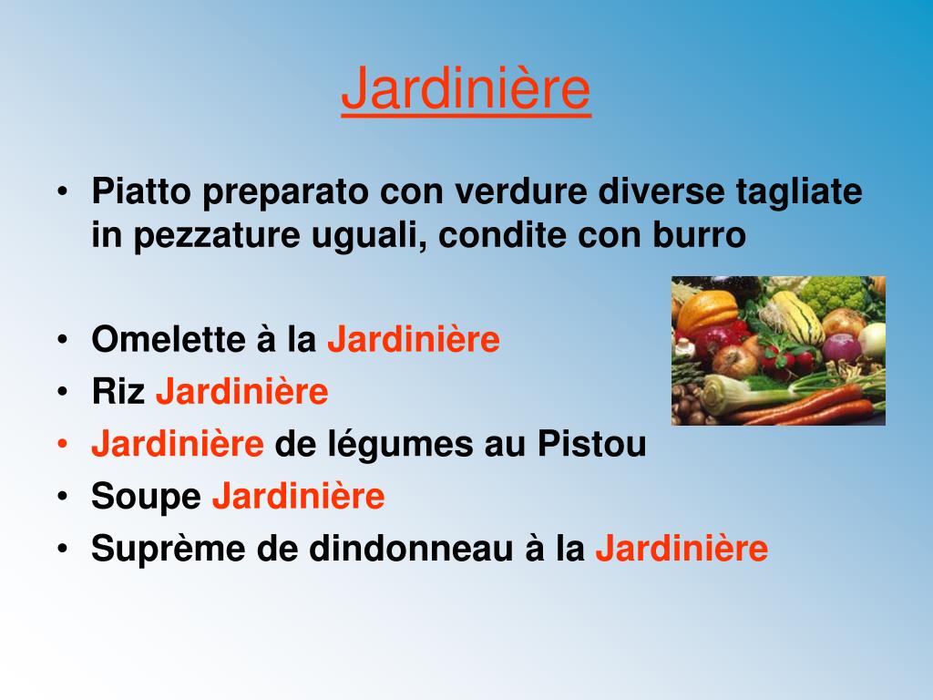 PPT - Denominazioni comuni a diversi piatti tipici della cucina ...