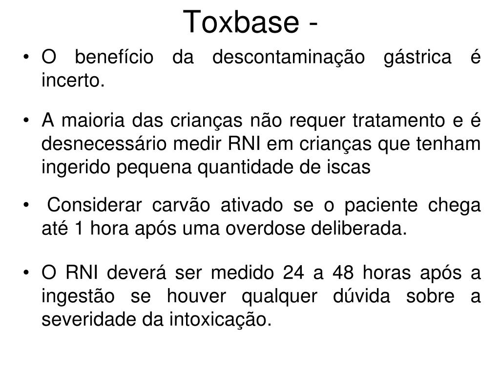 PPT - Intoxicações por Raticidas Cumarínicos. Discussão de protocolo ...