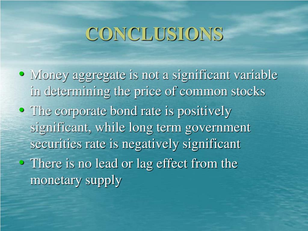 PPT - THE STOCK MARKET AND THE MONEY SUPPLY PowerPoint Presentation ...
