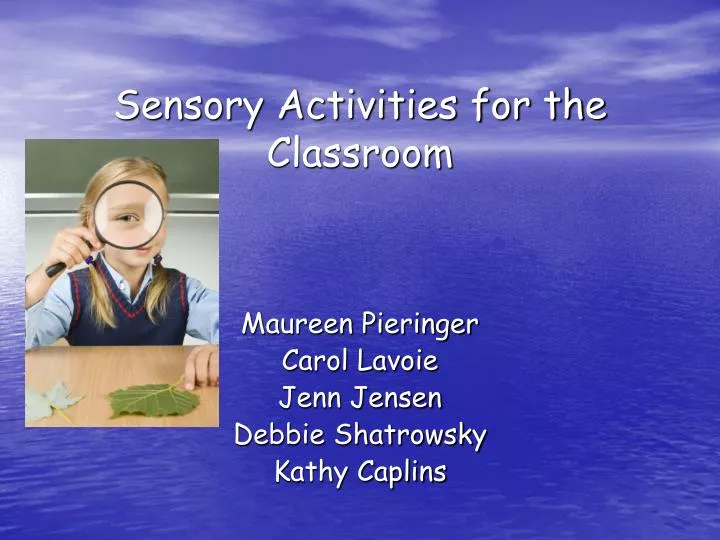 ppt-sensory-activities-for-the-classroom-powerpoint-presentation