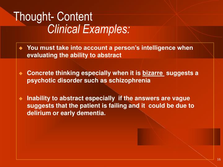 PPT - The Mental Status Examination PowerPoint Presentation - ID:1109066
