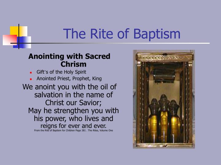 PPT - BAPTISM PowerPoint Presentation - ID:1109402