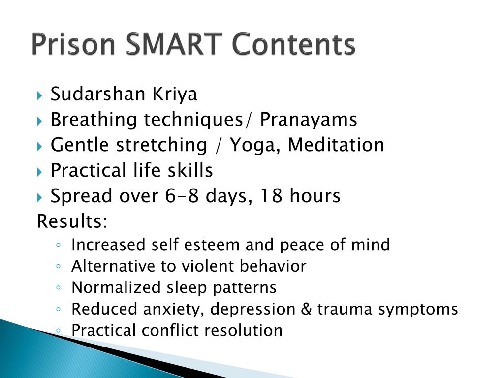 PPT - Prison SMART Stress Management & Rehabilitation Training ...