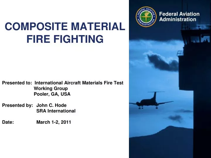 PPT - COMPOSITE MATERIAL FIRE FIGHTING PowerPoint Presentation, free ...