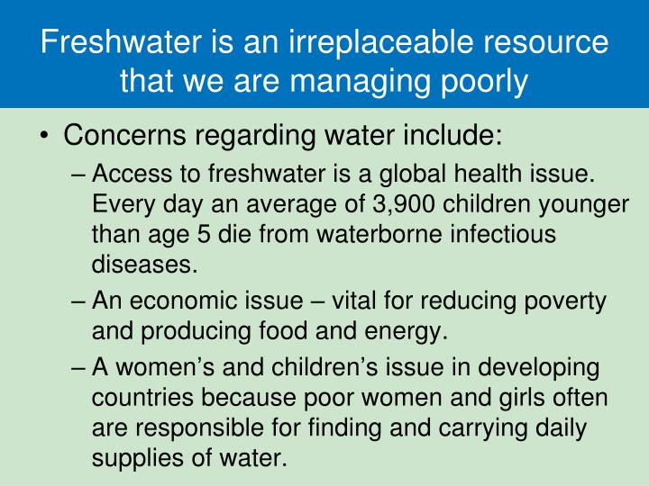 PPT - Water Resources and Water Pollution PowerPoint Presentation - ID ...