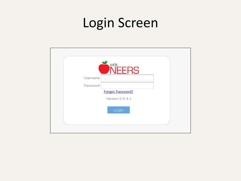 PPT - WebNEERS Training: System Overview PowerPoint Presentation, free ...