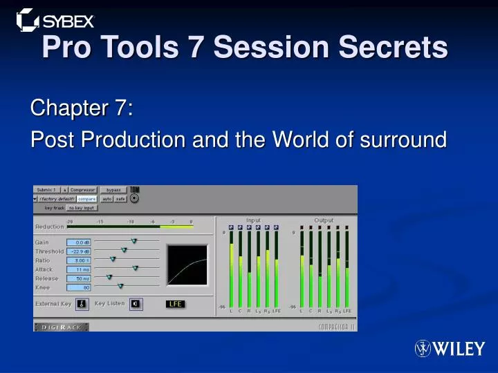 PPT - Pro Tools 7 Session Secrets PowerPoint Presentation, free ...