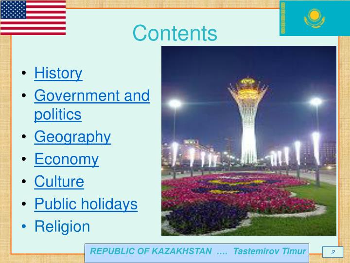 PPT - MY COUNTRY KAZAKHSTAN PowerPoint Presentation - ID:1112607