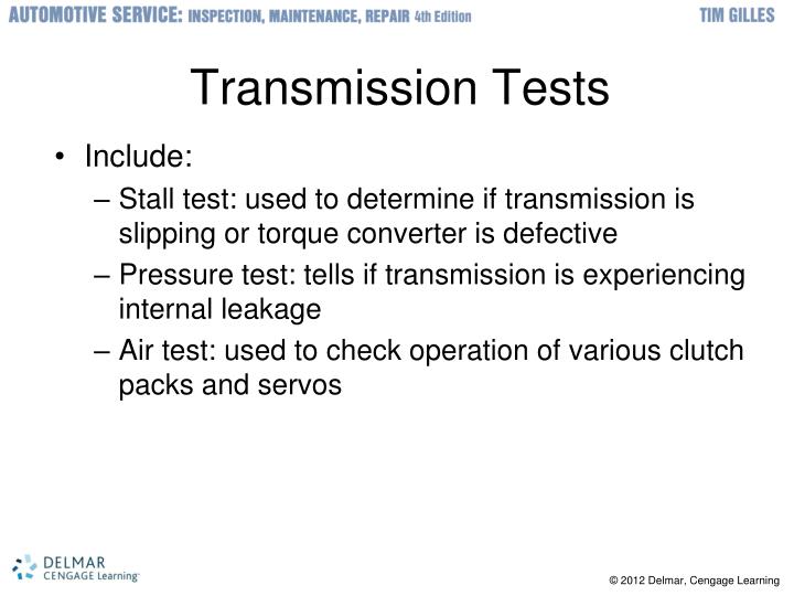 PPT - Automatic Transmission Diagnosis and Service PowerPoint ...
