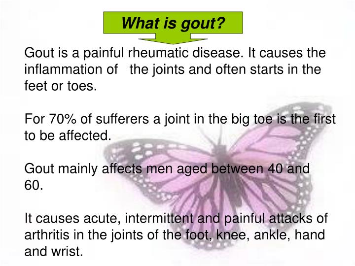 PPT - GOUT PowerPoint Presentation - ID:1113276
