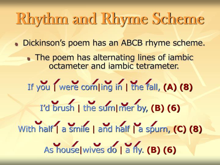 PPT - If You Were Coming in the Fall By: Emily Dickinson PowerPoint ...