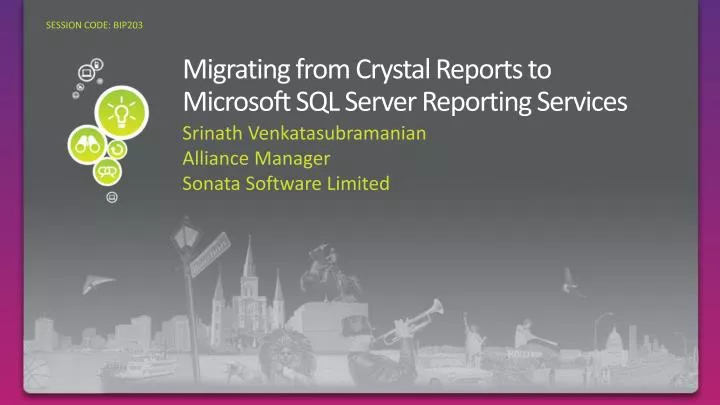 PPT - Migrating from Crystal Reports to Microsoft SQL Server Reporting Services PowerPoint ...