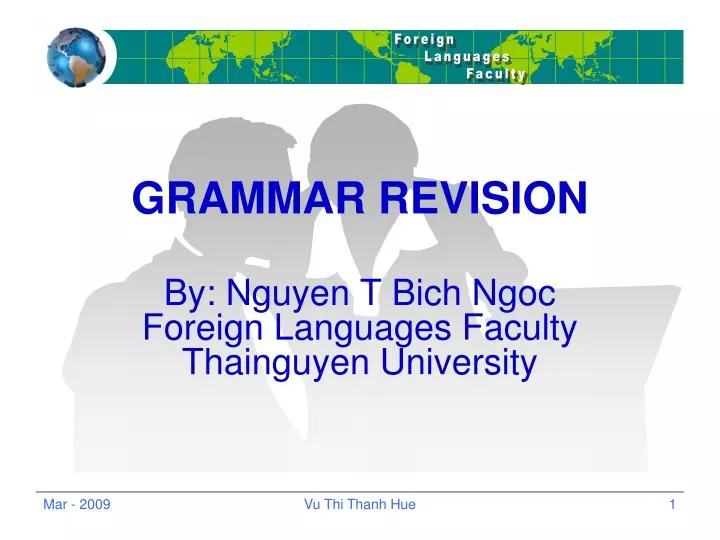 PPT - GRAMMAR REVISION PowerPoint Presentation, free download - ID:1115037
